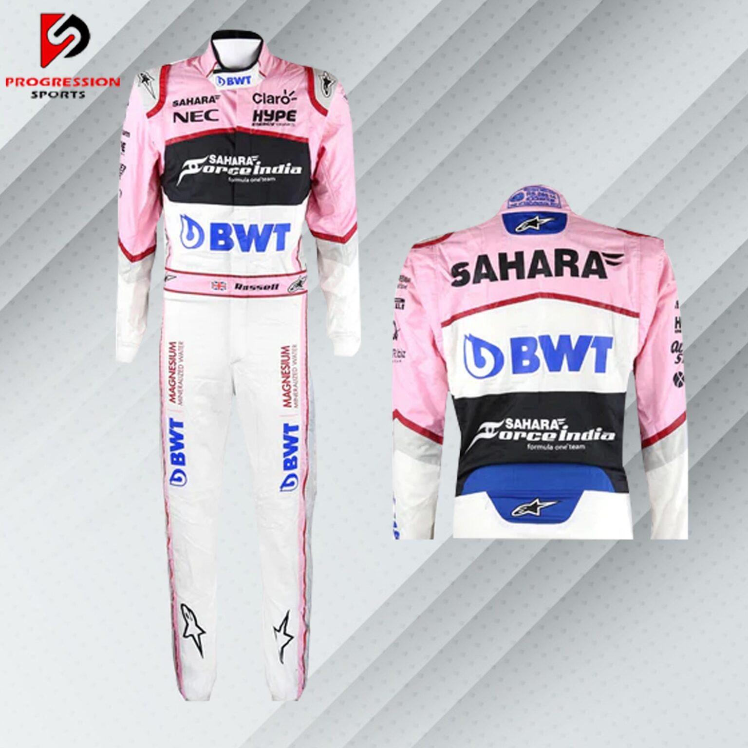 Alpine F1 Racing Costumes | BWT Alpine F1 Driver Suits at Go Kart Race Wear